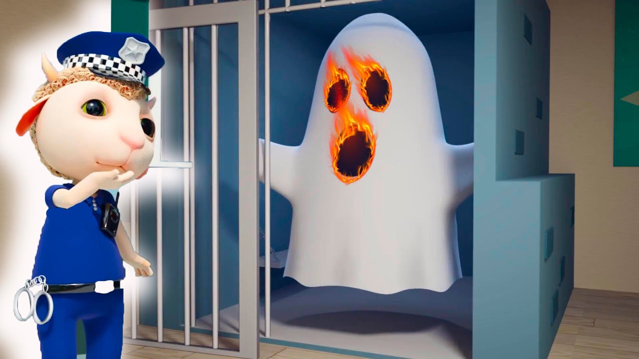 Policeman caught a ghost! Baby Panda! Monsters Under the Bed Cartoon ...