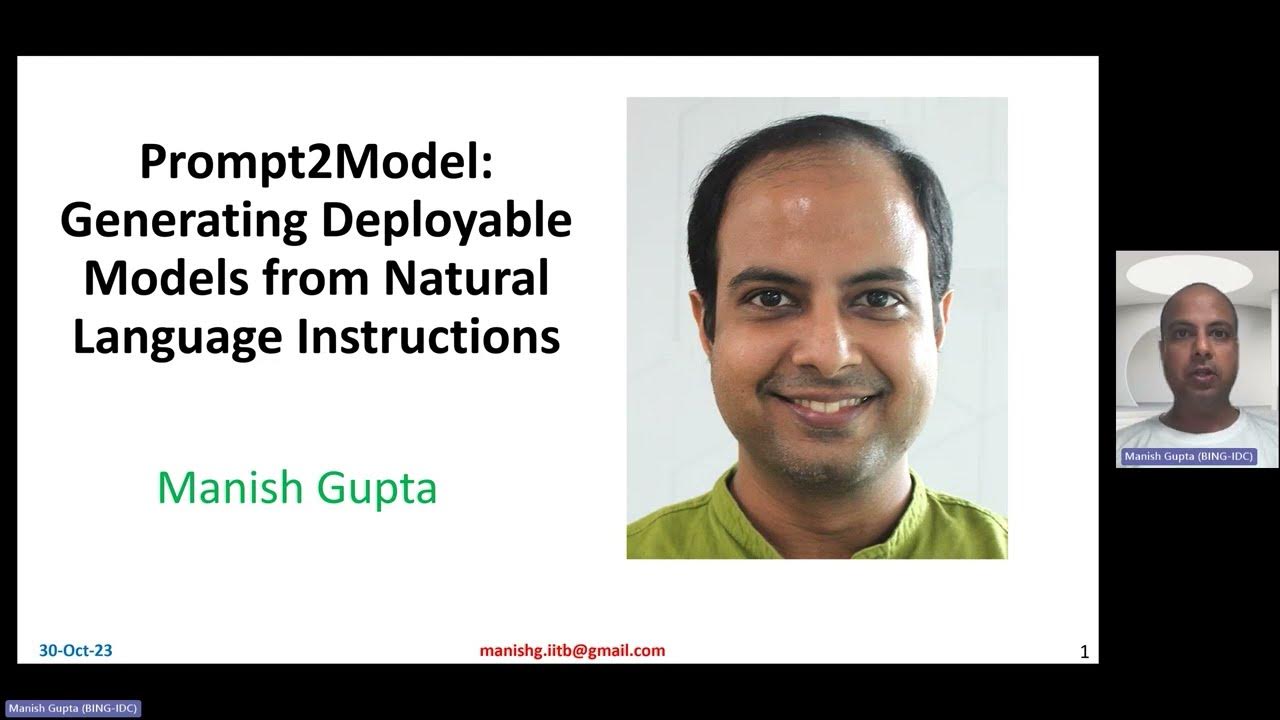 Prompt2Model: How can I generate deployable models using prompt engineering? - YouTube