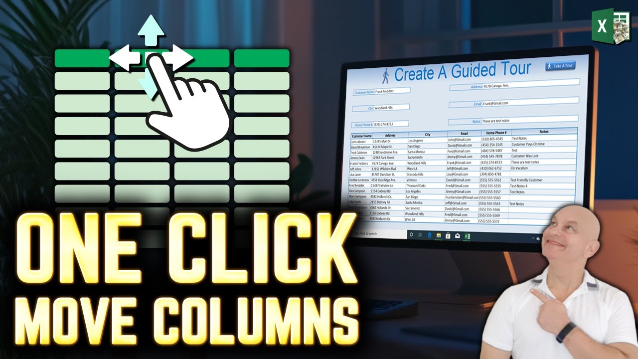 Learn How To Move Columns With Just ONE CLICK In ANY Excel Table YouTube learn-how-to-move-columns-with-just-one-click-in-any-excel-table-youtube
