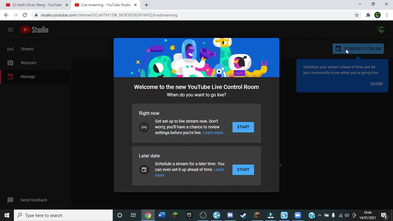 How to Find YouTube Stream Key For OBS Screen Recorder 2021! - YouTube