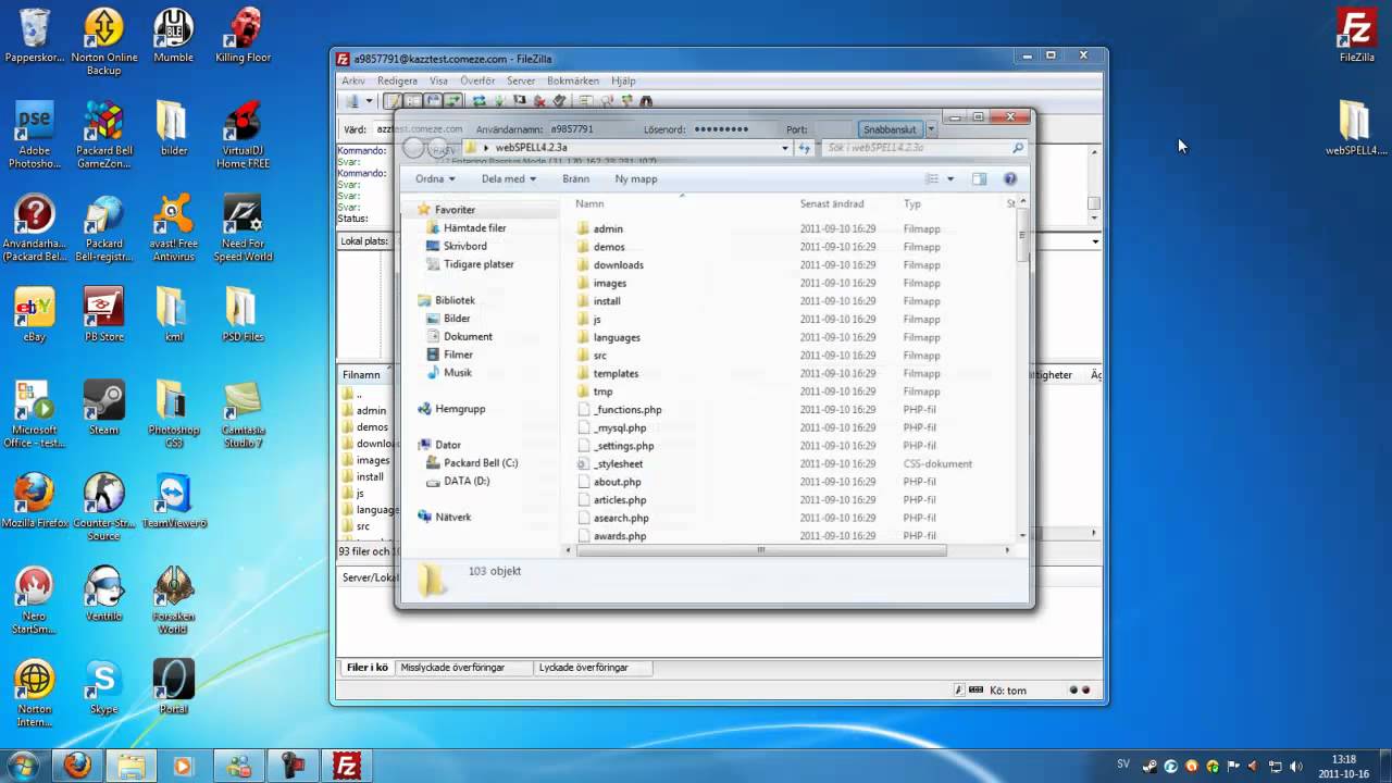 How to Install Webspell 4.2.3a [ English version ] - YouTube