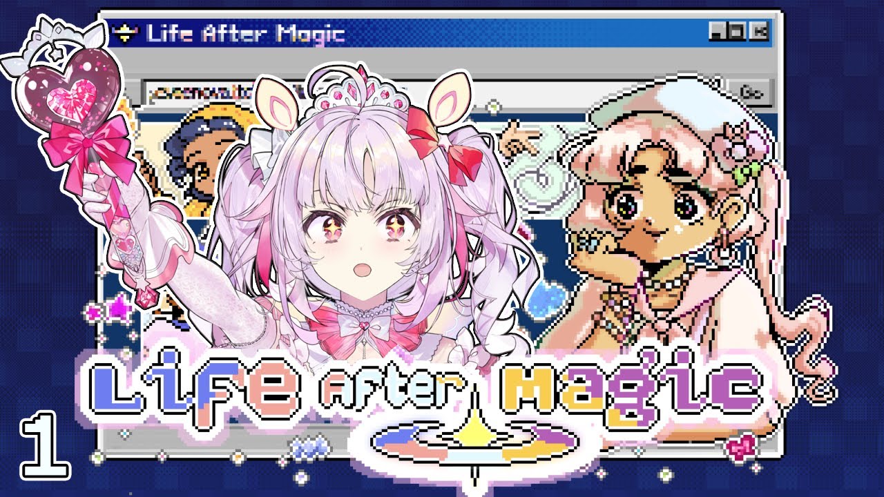 【LIFE AFTER MAGIC】 magical girl plays magical girl visual novel! - YouTube