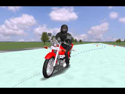 BikeSim simulation - YouTube