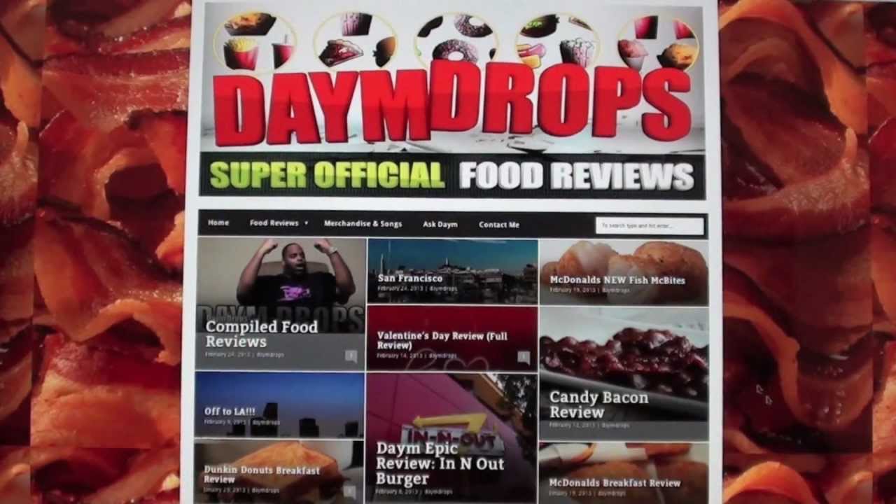 Daym Drops Food Website Launch - YouTube