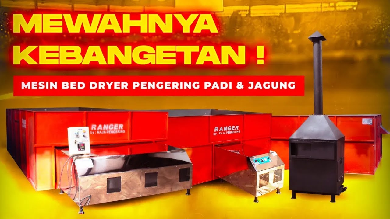 Dijamin Kering 100% Bed Dryer Pengering Padi Jagung Kopi Kedelai Best ...