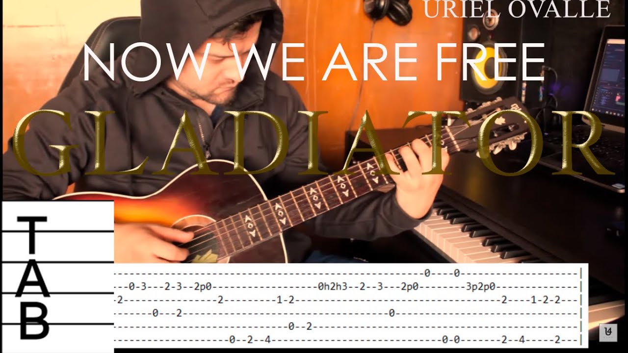 TUTORIAL Now we are free - GLADIATOR . Guitar + TABS - YouTube