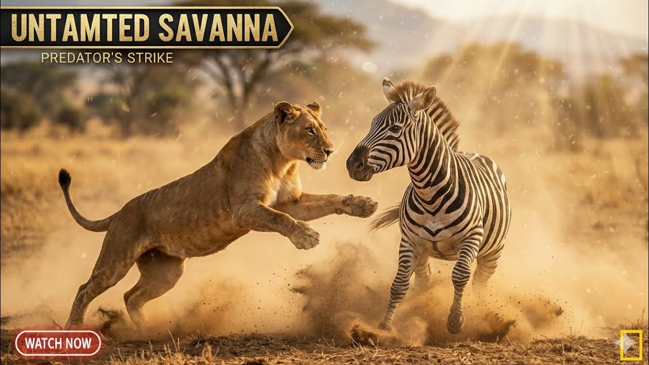 Wild Predators in Action: Lions, Cheetahs & More | 4K Ultra HD Wildlife ...