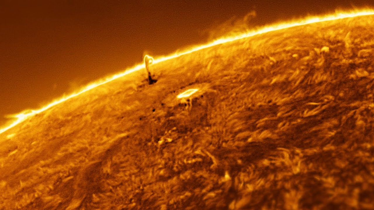 The Sun’s Incredible Activity Through My Telescope - January 13 - YouTube