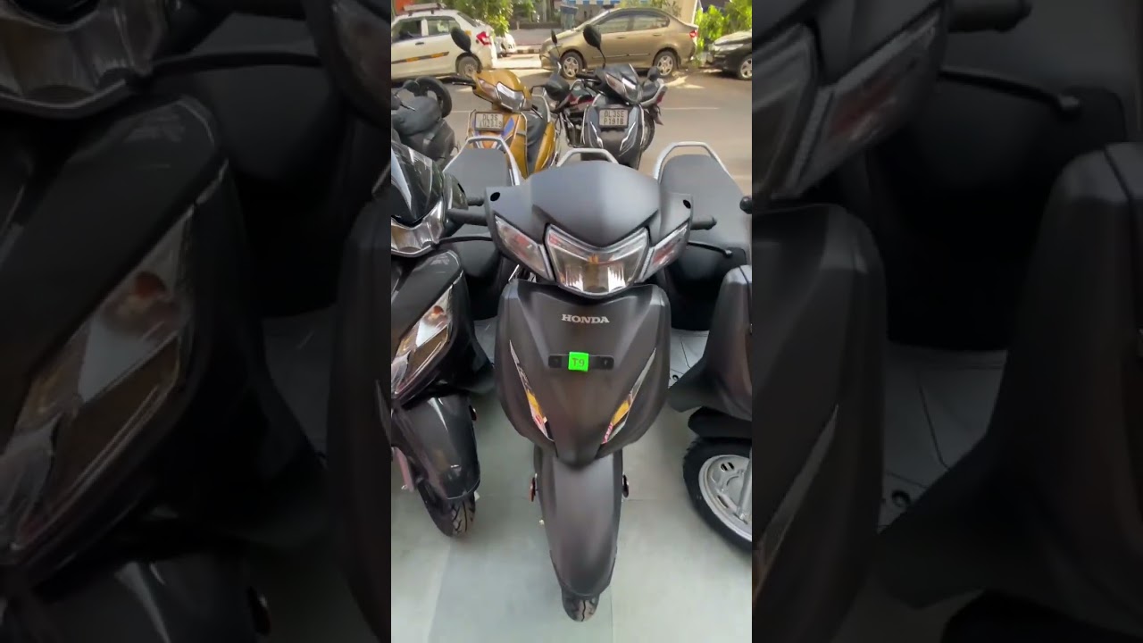 Honda Activa 6g new matte black colour🔥 price - YouTube