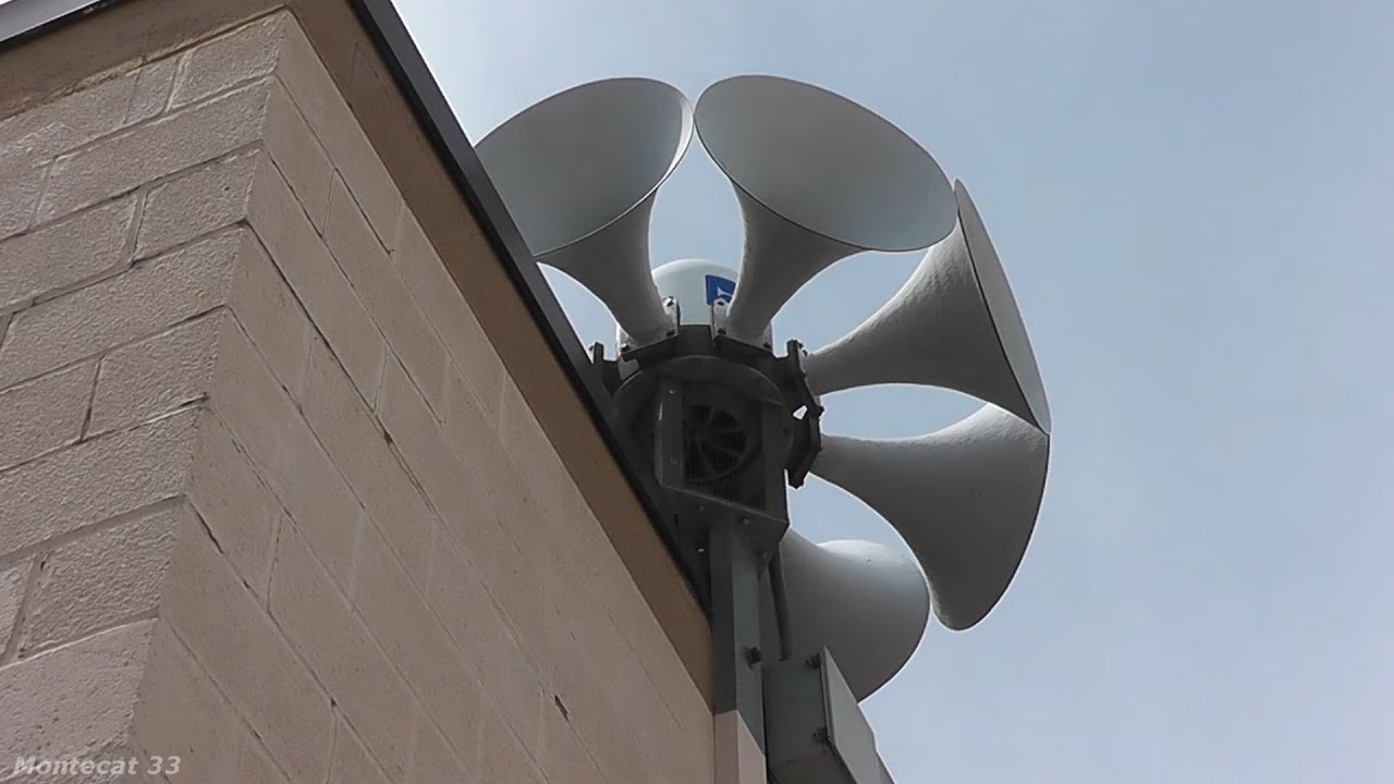 ASC T-121 Siren Test, Alert, Lannon, WI - YouTube