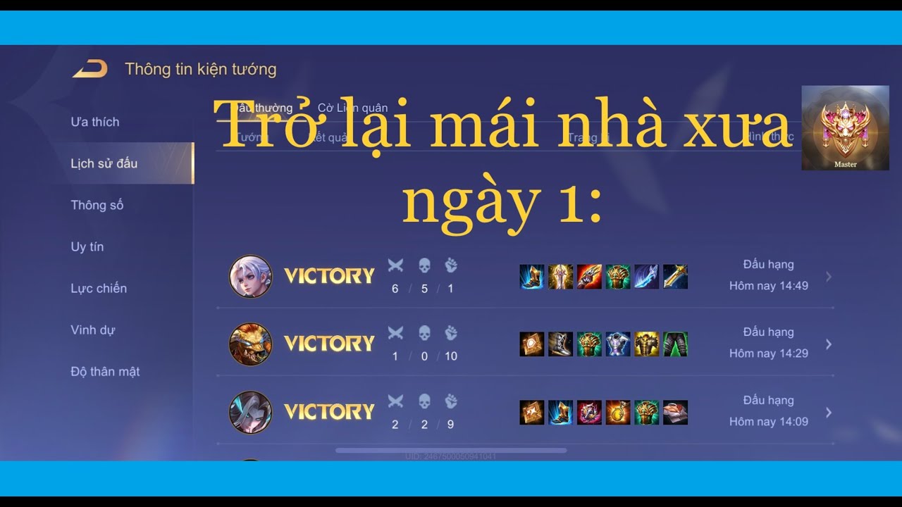 Hành trình trờ lại mái nhà xưa ngày 1: từ TA5 lên TA4 với chuỗi win 4 - YouTube