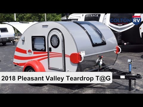 2018 Pleasant Valley Trailer Teardrop T@G | Travel Trailer - YouTube