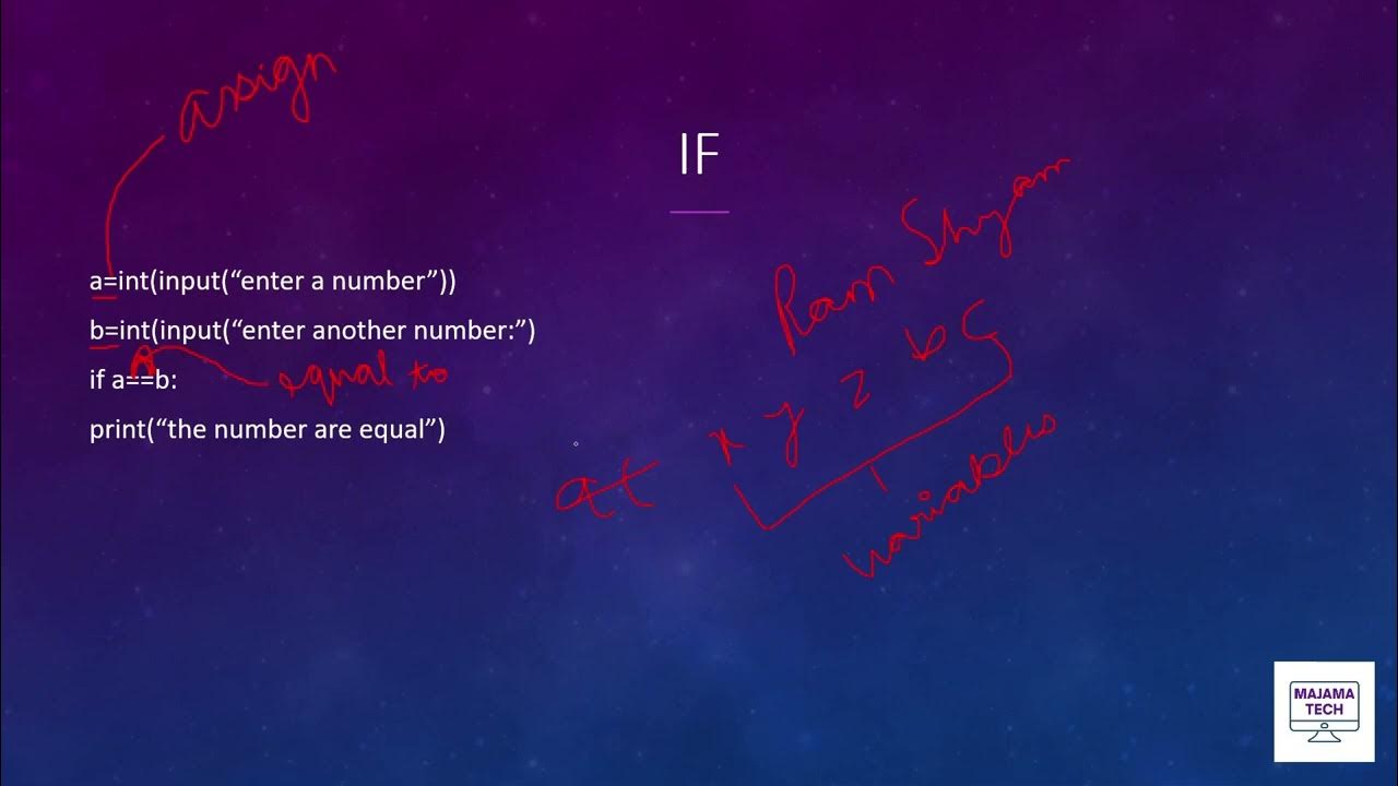 Python Course 2 | what are conditional statements | what are iterative statements - YouTube