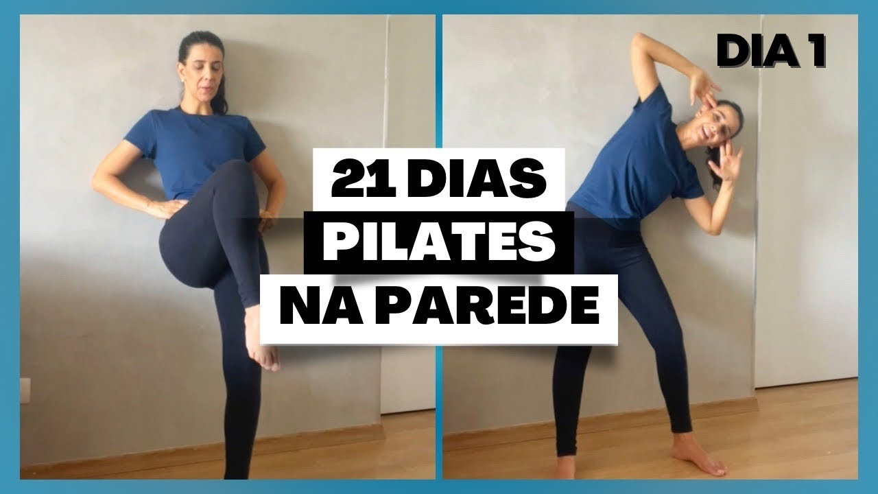 Pilates de Parede cintura, coxa e mobilidade 1/21 - YouTube