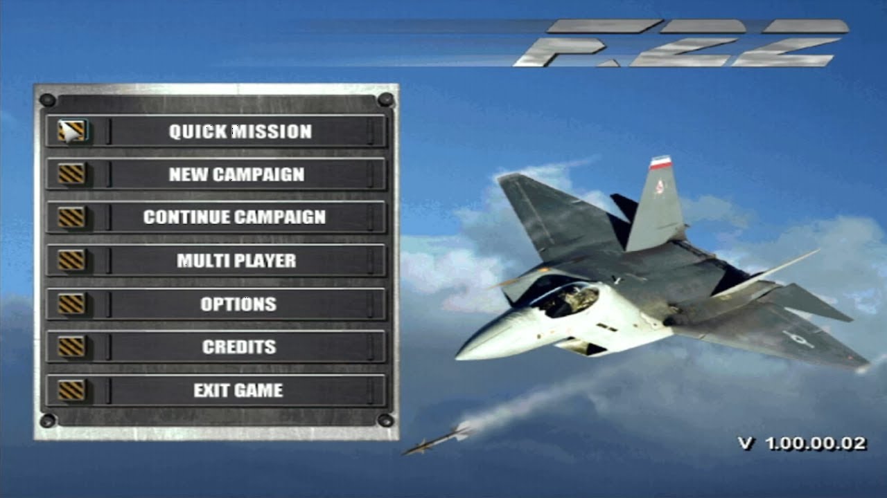 F-22 Lightning II (PC Game 1996) - Gameplay Video - YouTube