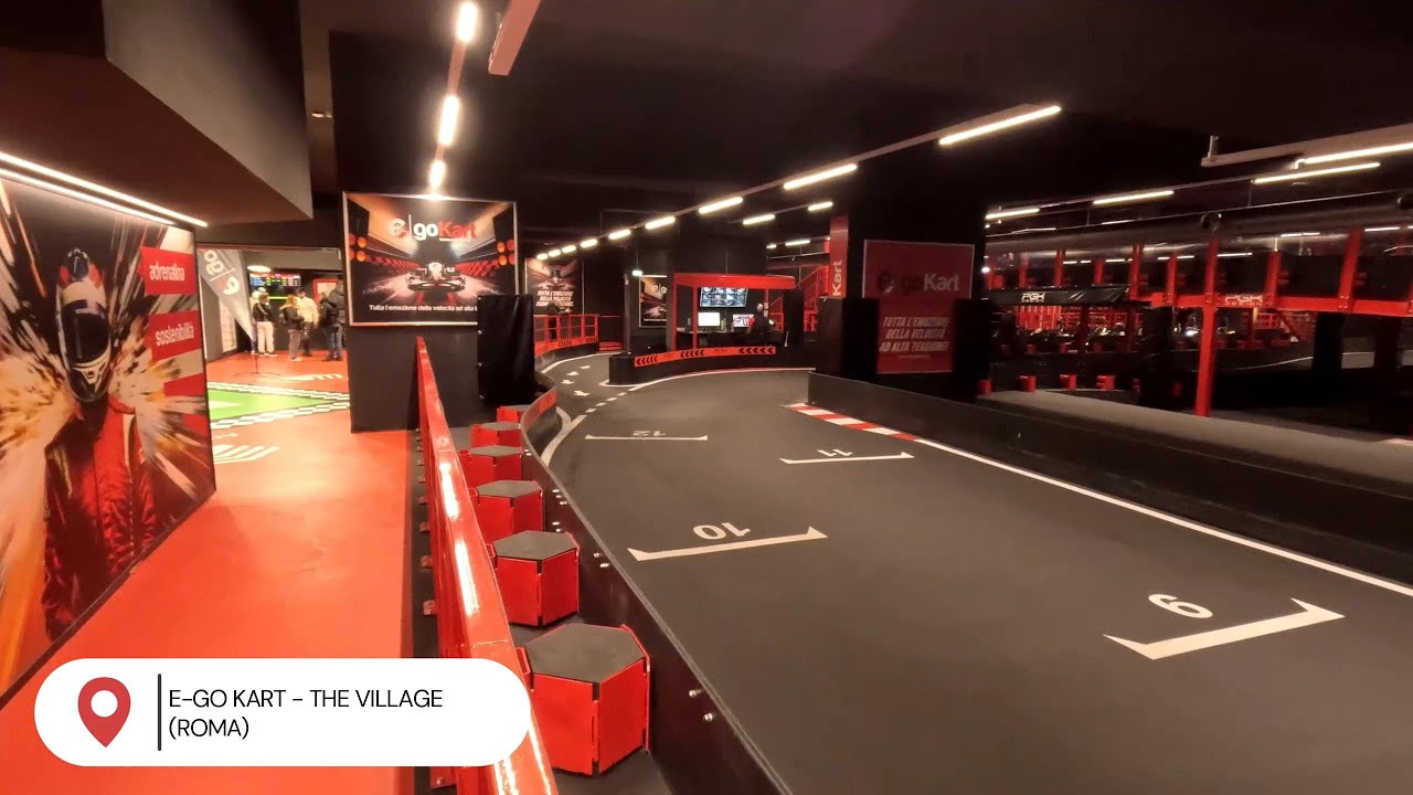 E Go-kart The Village Roma 2024 - Giro Pista Completo (Driver POV ...