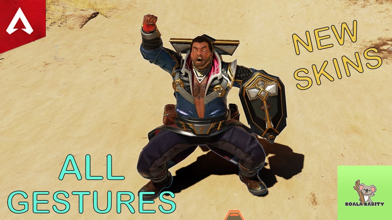 New Legendary Skin for Gibraltar (Thunder Clap), All Gestures. [Apex ...