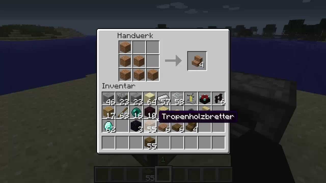 How To Minecraft - Jungle Wood Stairs - YouTube