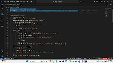 Python Banking App - YouTube