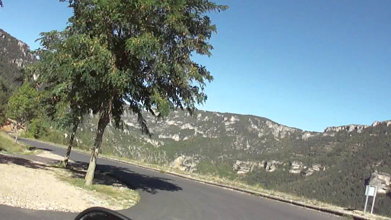 Blackjack Zero driving in the Gorges Du Tarn, France - YouTube