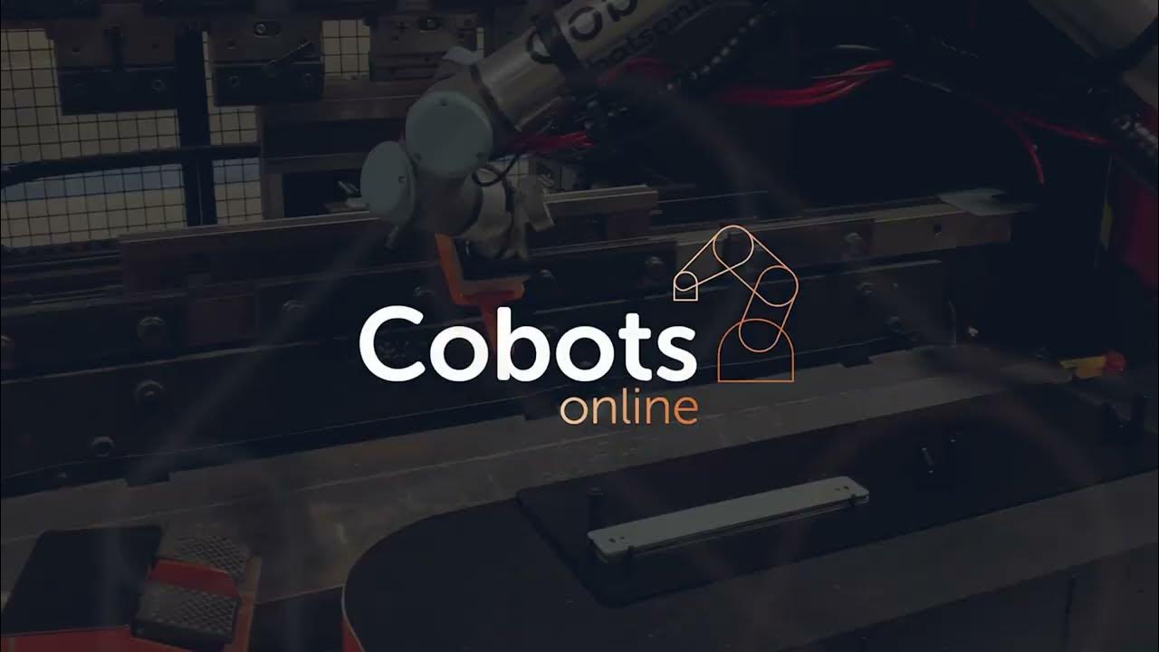 CoboTend CNC Press Brake Machine Tending | Cobots Online | Universal Robots UR10e (02) - YouTube