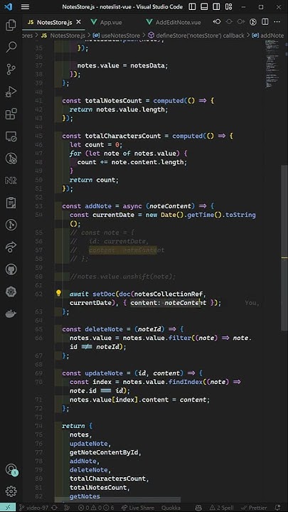 Add A Document Using Setdoc Method In Noteslist Firestore Vue Compositionapi Vue3