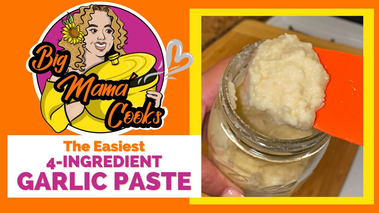 Garlic Paste Recipe | Super Easy | 4 Ingredients #garlicpaste # ...