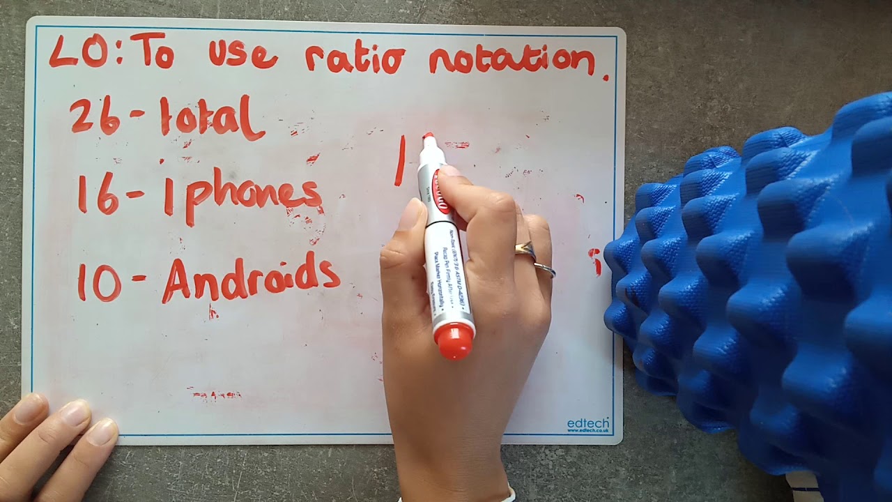 To use ratio notation - YouTube