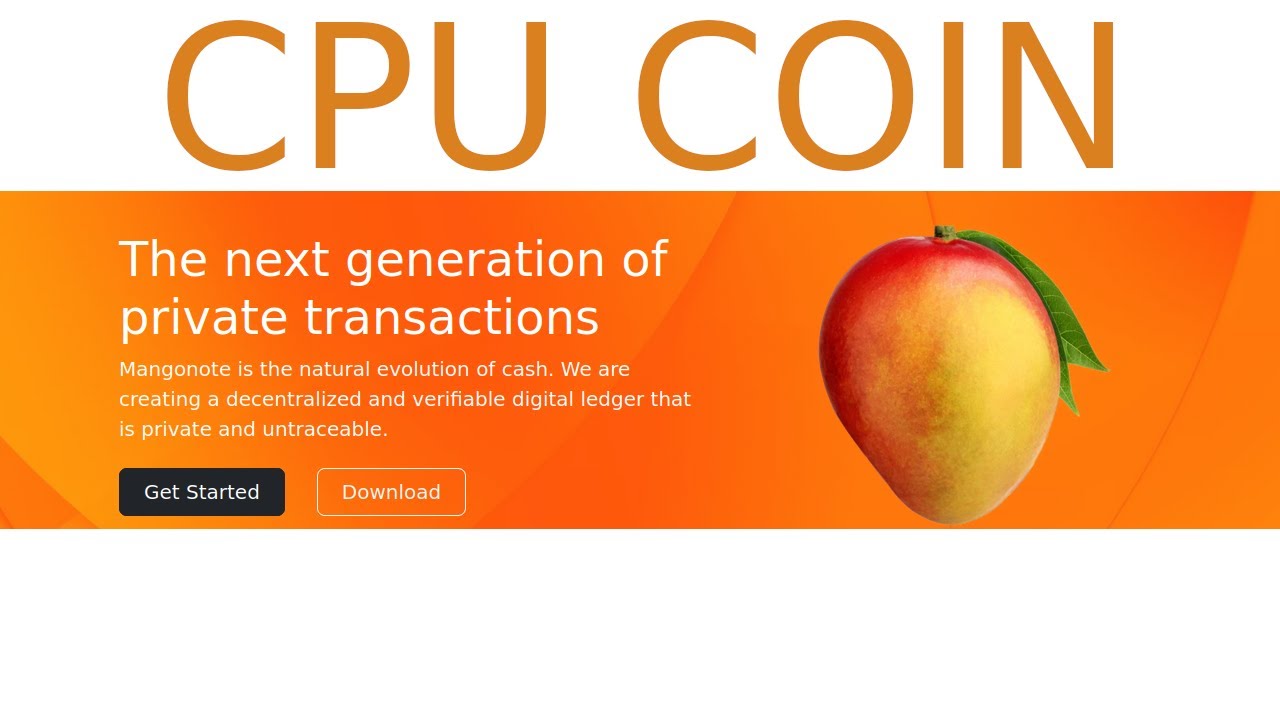 NEW CPU MINEABLE COIN - YouTube