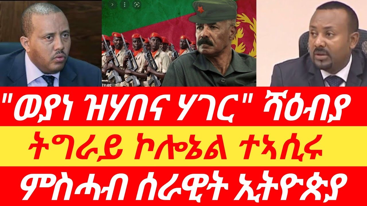 ትግራይ ኮ/ል ተኣሲሩ፣ ወያነ ንኤርትራ፣ ኢ/ያ ሰራዊት ትስሕብ #zena_tigrigna #tigray_tv # ...