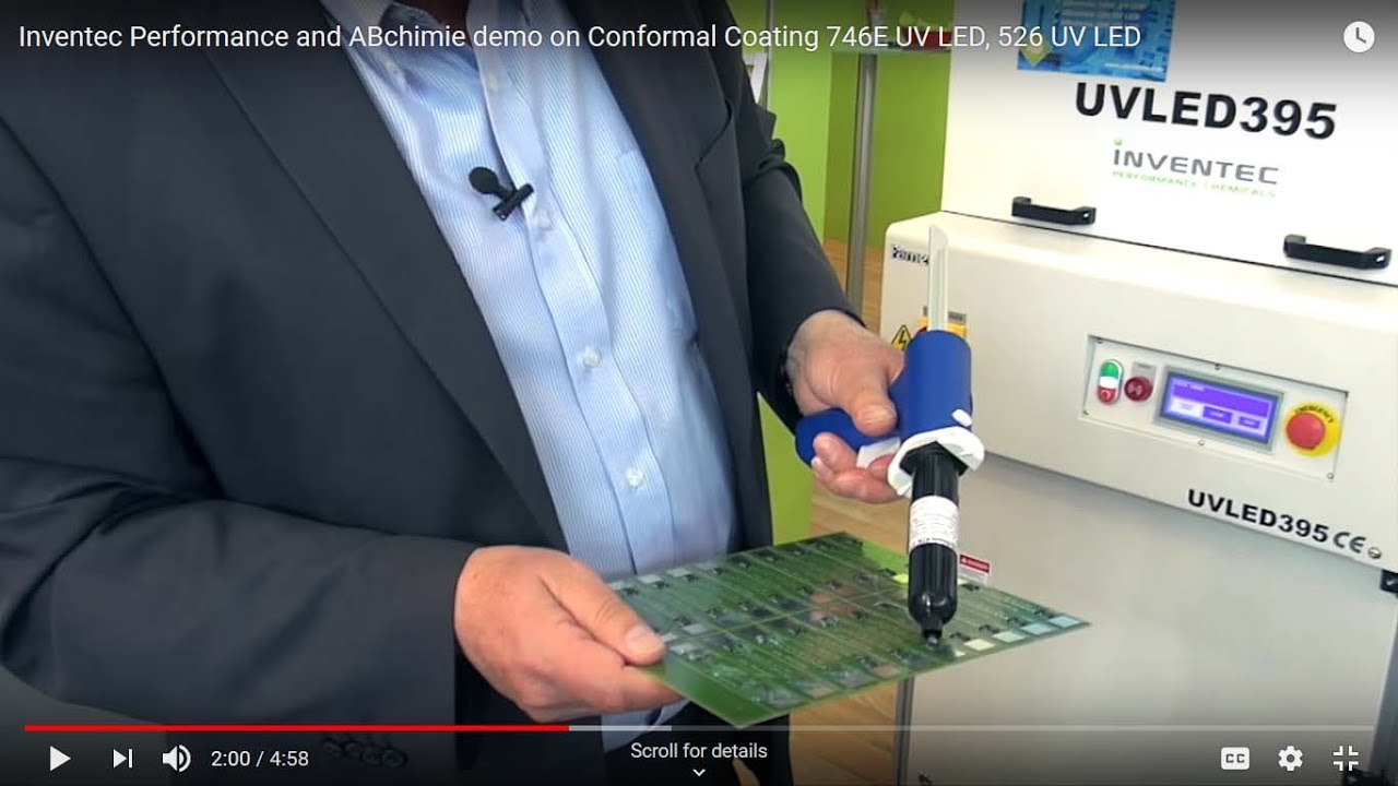 Inventec Performance Chemicals and ABchimie demo on Conformal Coating ...