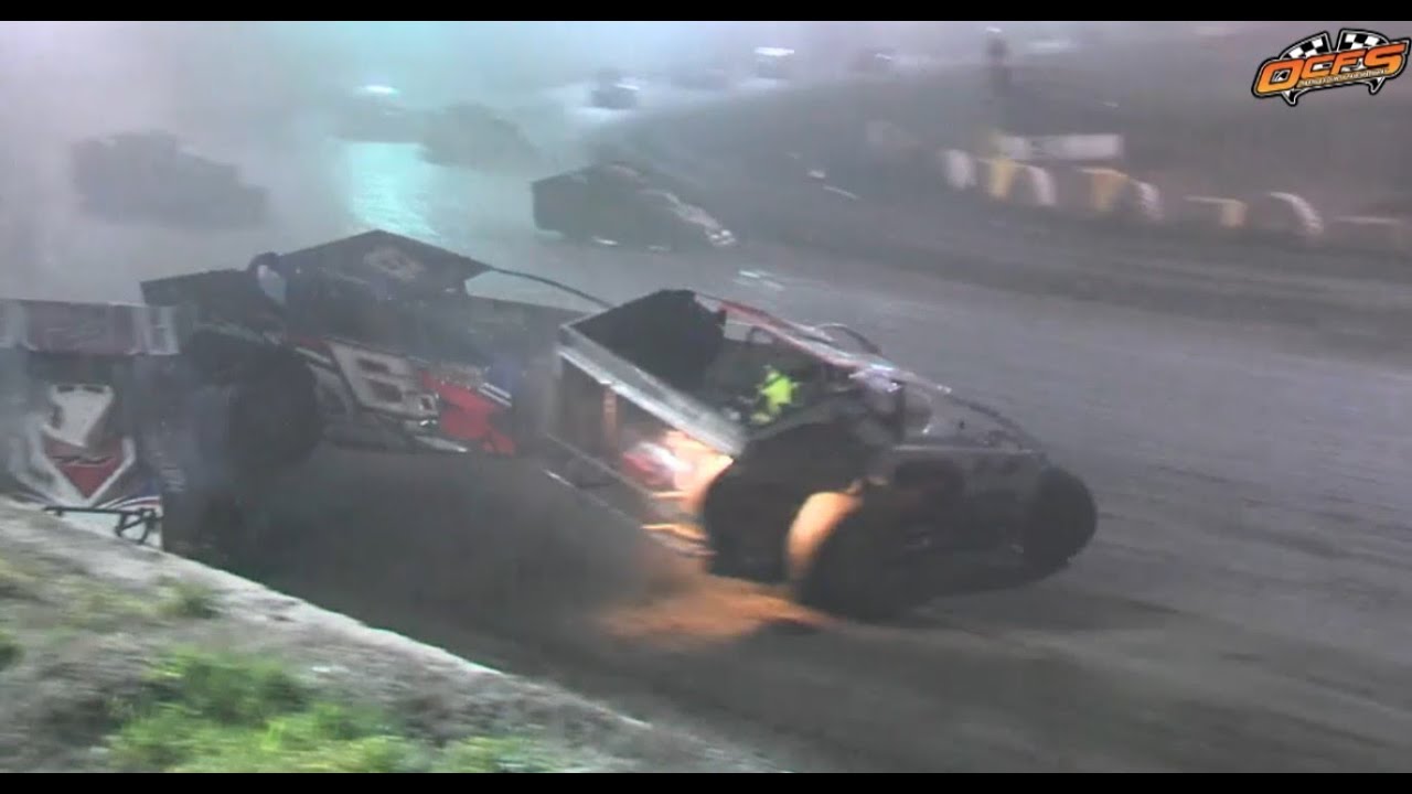 7/25/2020 - Big Block Modified Race and Big Entanglement in Turn 4 ...
