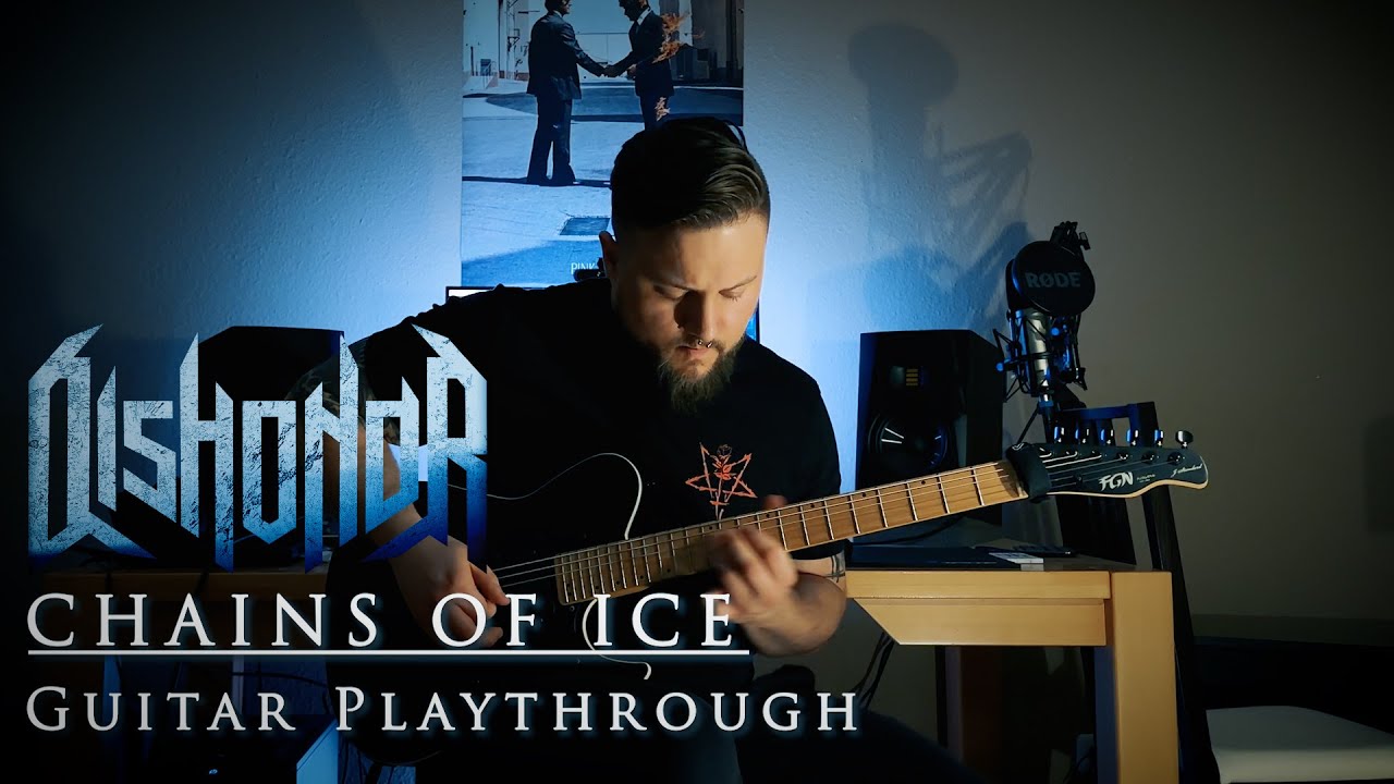 DISHONOR - Chains of Ice (Guitar Playthrough) - YouTube