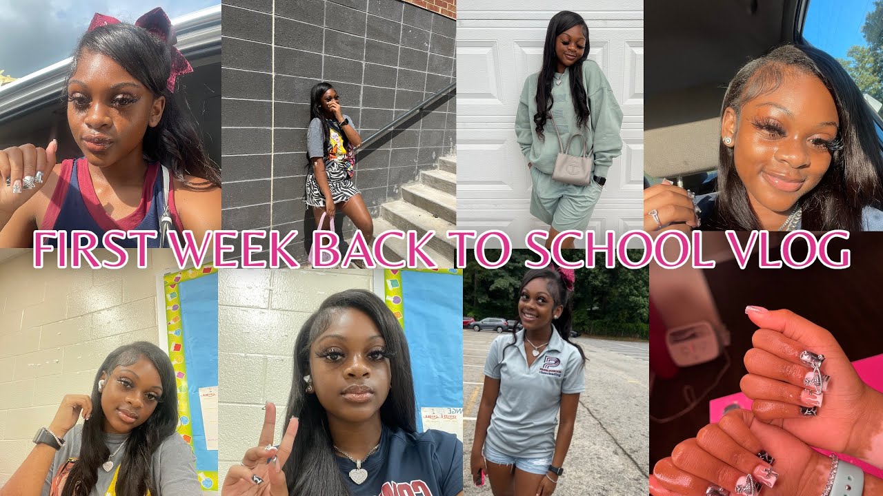 First Week Back To School Vlog - YouTube