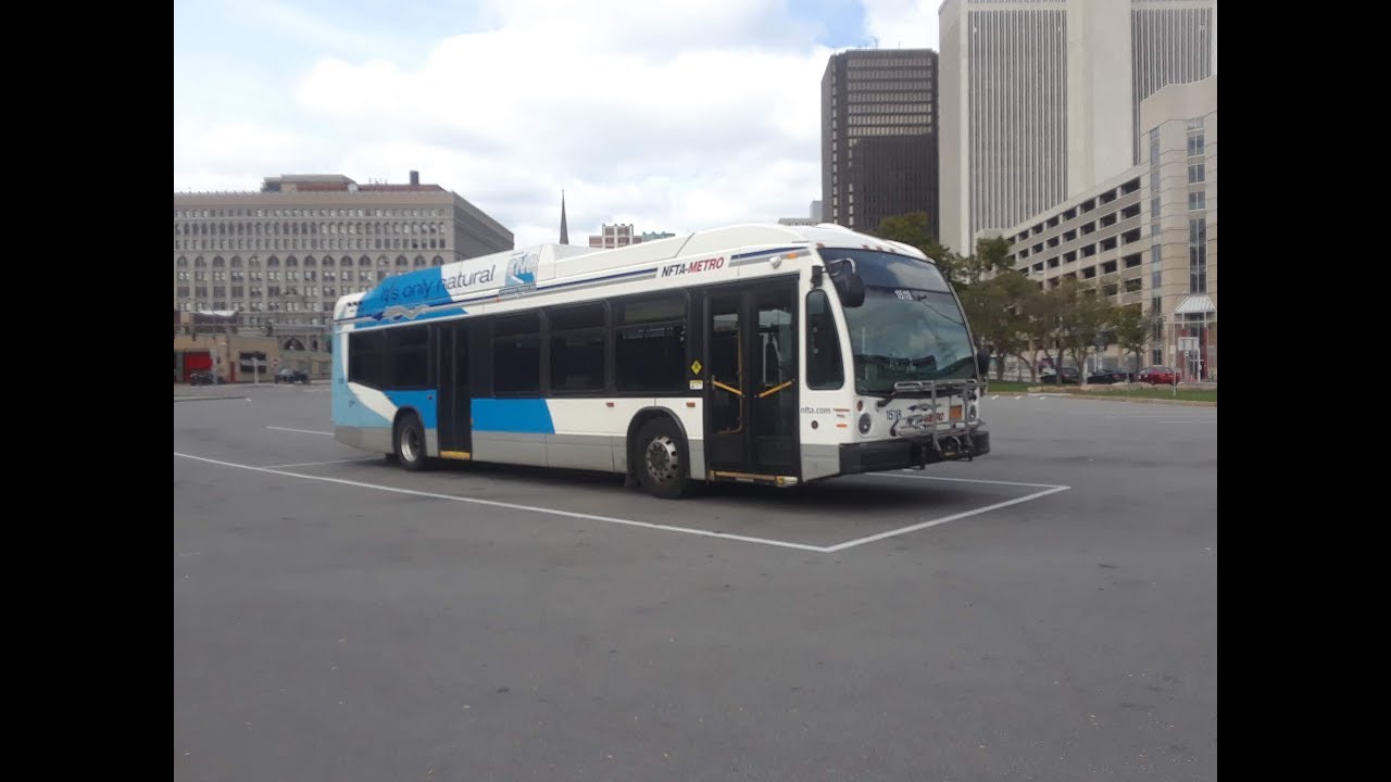 NFTA Metro Ride Route 40A Outbound [FULL ROUTE] Bus 1518 - 2015 Novabus ...