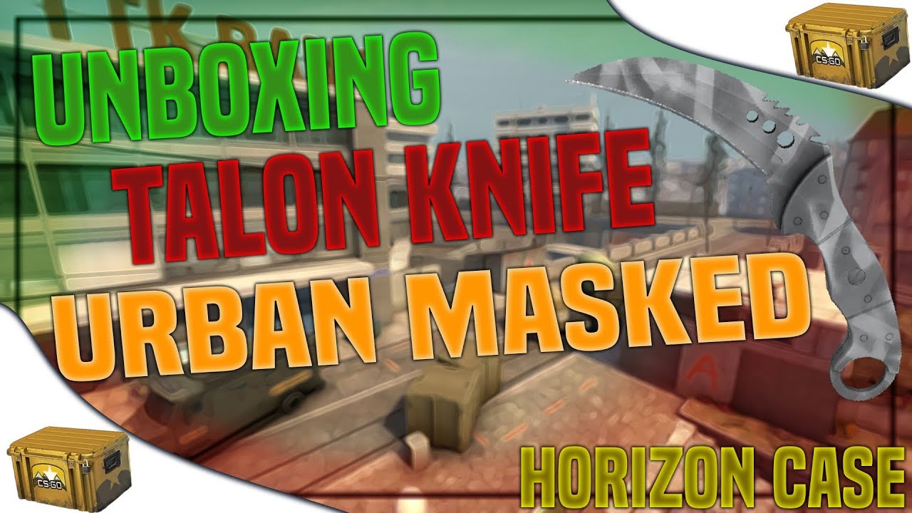 ONSCREEN unboxing Talon knife | Urban Masked - Horizon case - YouTube