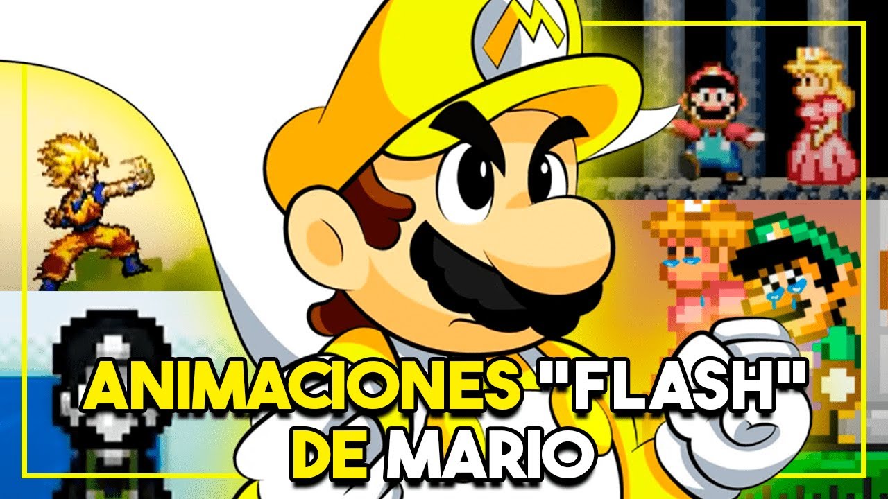 7 ANIMACIÓNES "Flash" Nostálgicas de Super Mario Bros - YouTube