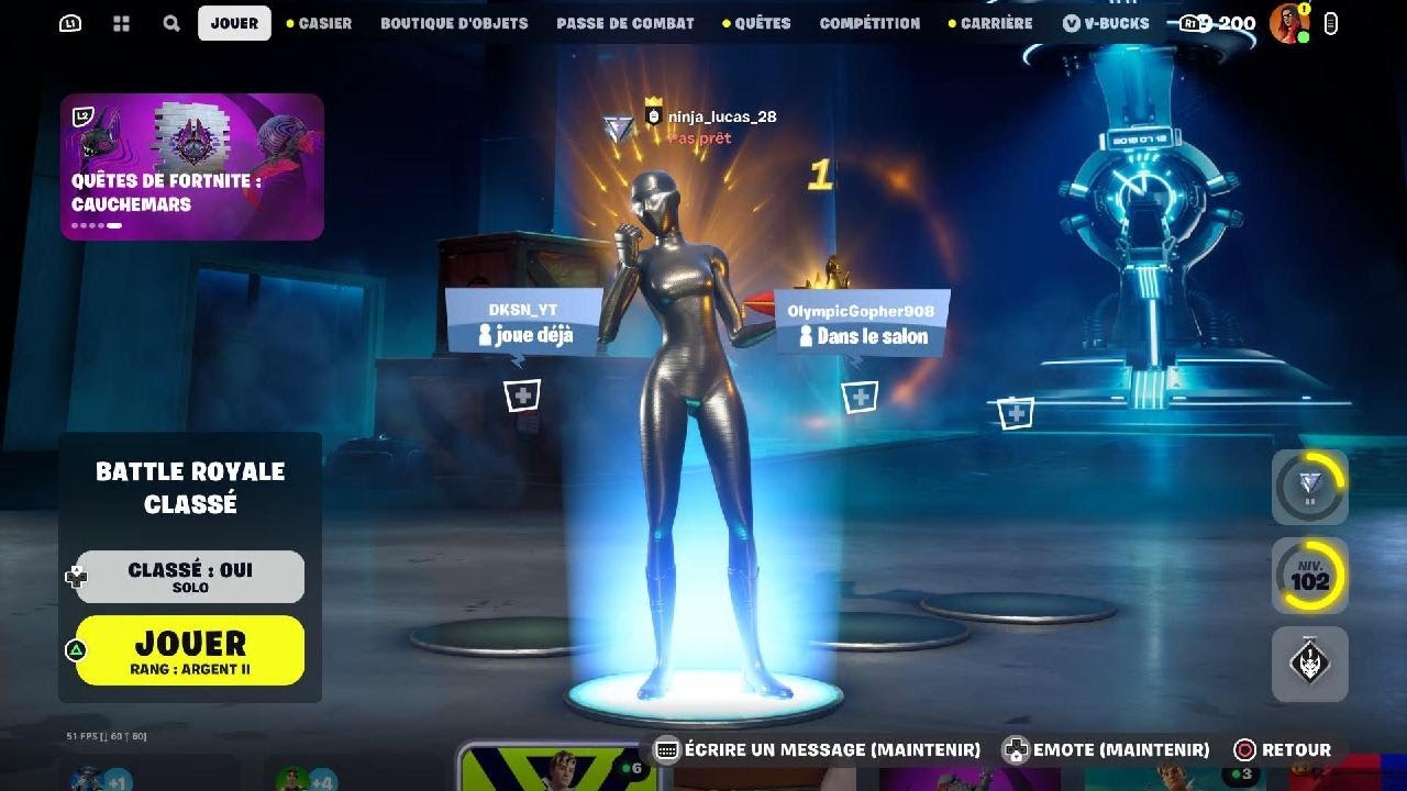 Top 1 classe fortnite - YouTube