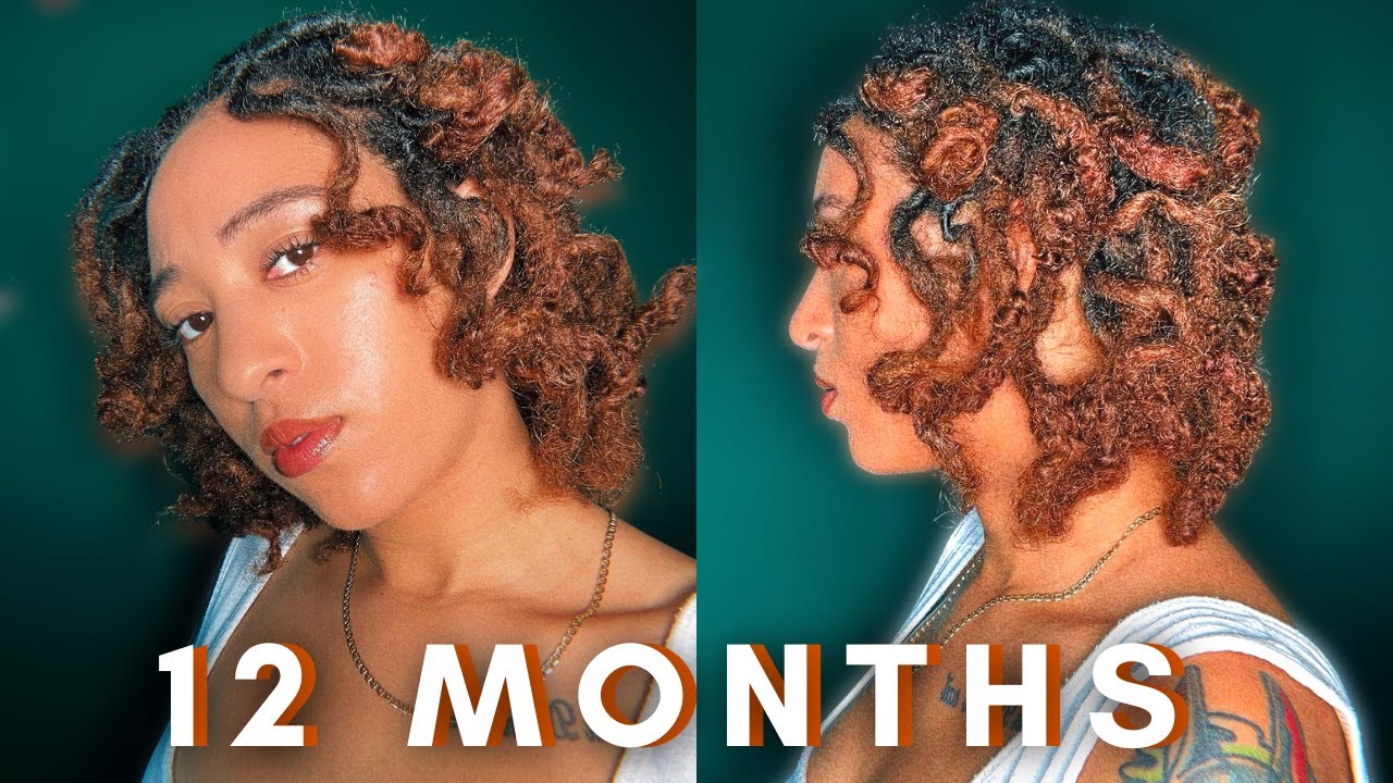 1 YEAR LOC UPDATE 🥳 | STARTER LOCS RECAP MONTHS 1 - 12 | THICK LOCS ...