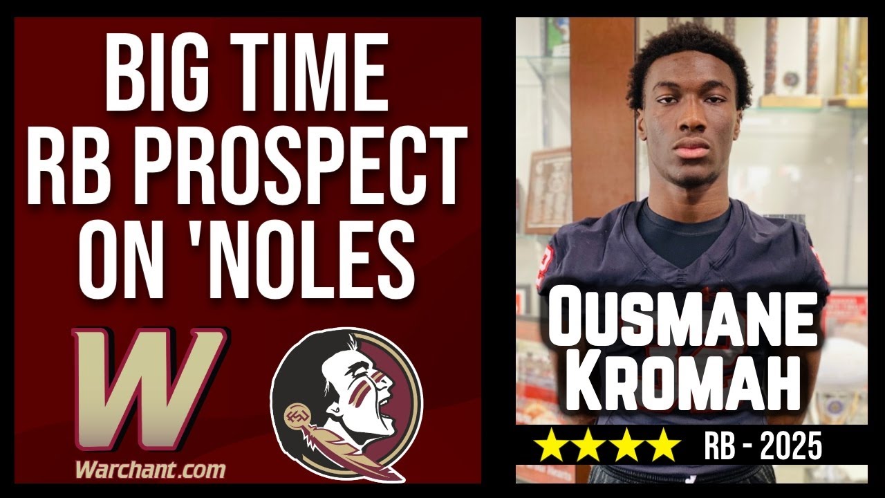 Big Time RB Prospect 4* Ousmane Kromah on FSU visit, spring game | FSU ...