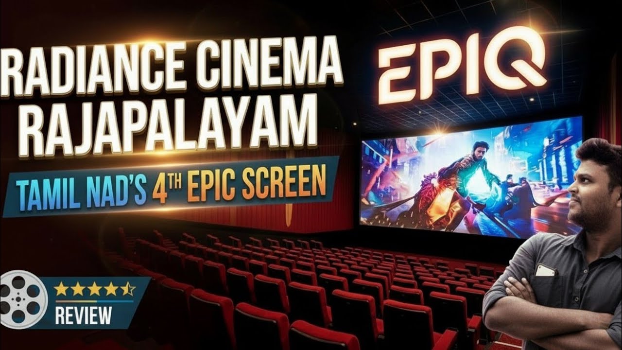 First Time EPIC Screen Experience in Rajapalayam 😍 Radiance Cinema Inside Tour! - YouTube