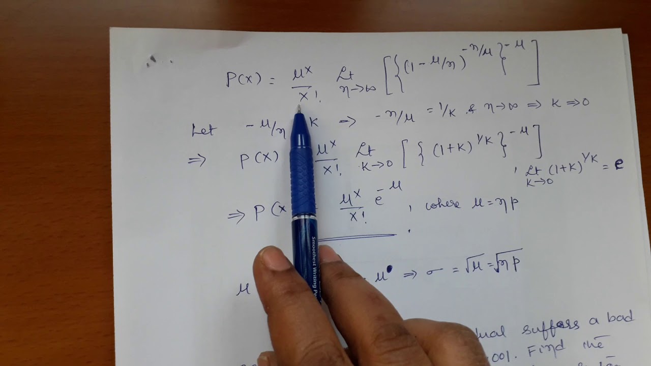 Poisson distribution class-1 - YouTube
