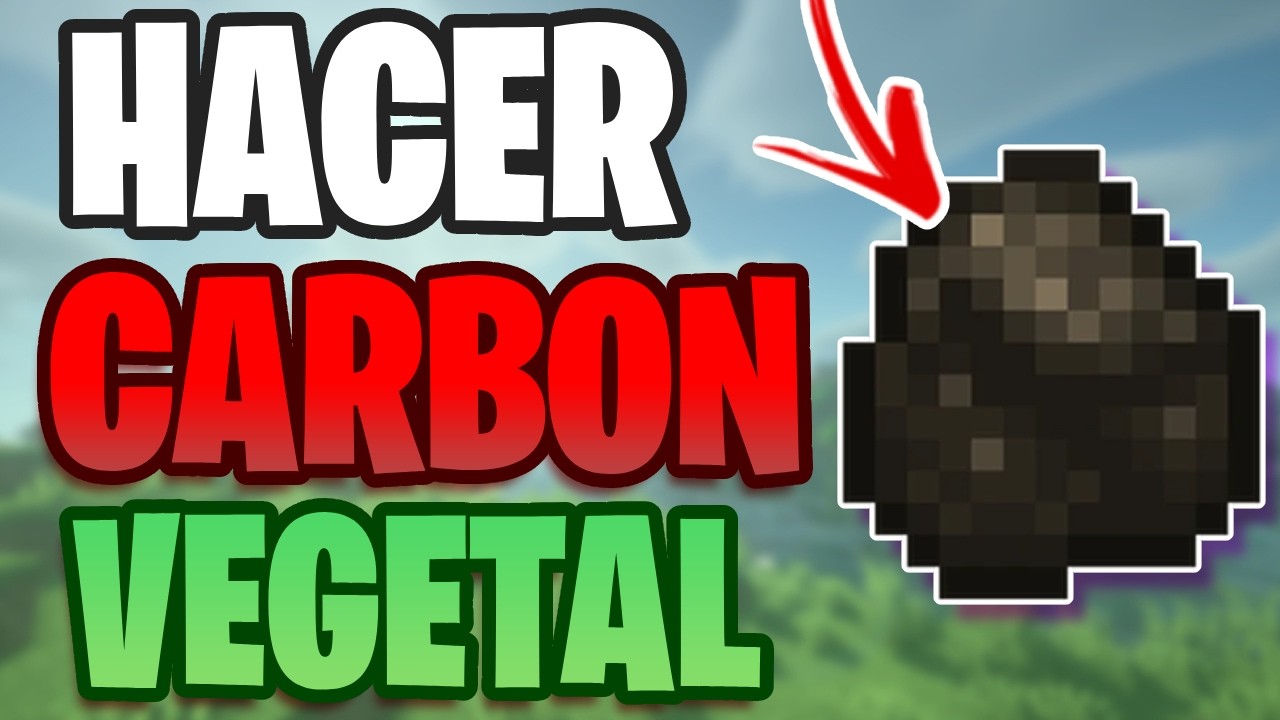 COMO HACER CARBON 💎⚫ VEGETAL EN MINECRAFT👈 - YouTube
