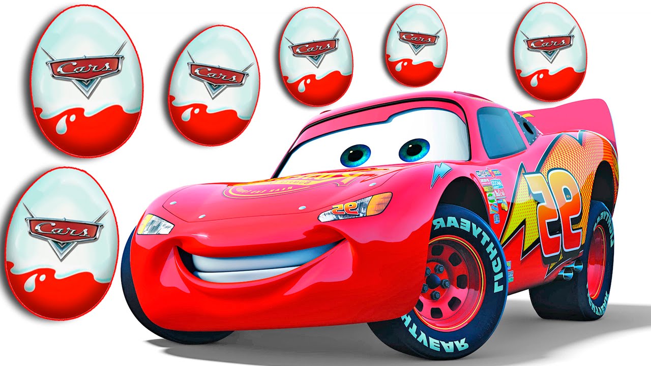 Disney Cars Kinder Chocolate Surprise Eggs - Toys inside easter eggs ...