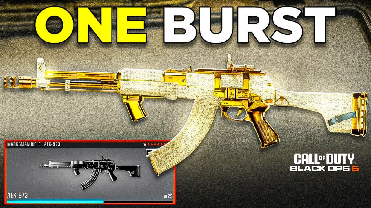 the *NEW* ONE BURST AEK 973 CLASS in BLACK OPS 6! 🔥 (Best AEK 973 Class ...