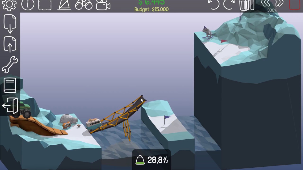 Poly Bridge 3-4 "Hydraulic Jump" - Top 5 - YouTube