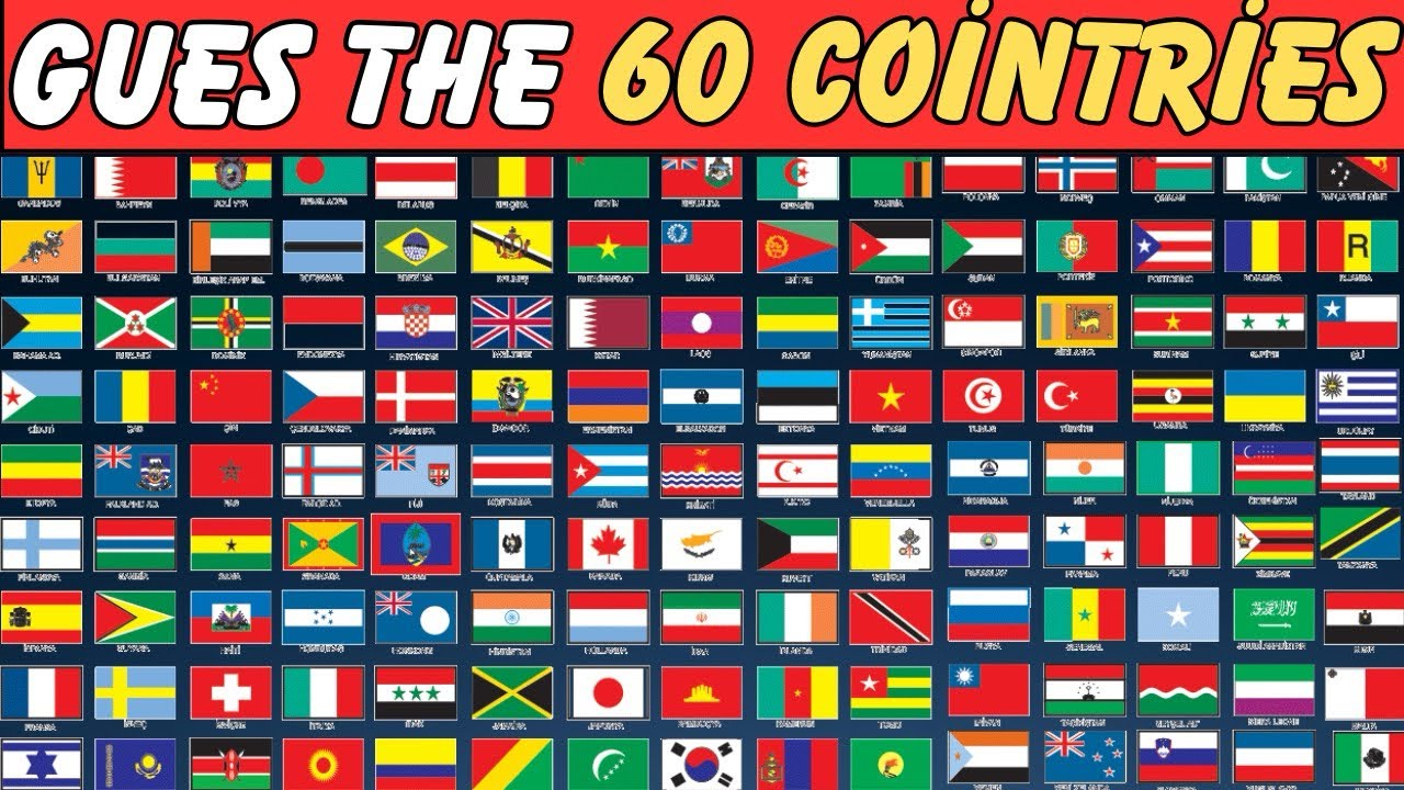 60 Country Flags Quiz: Test Your Geography Skills! 🌍🚩 - YouTube