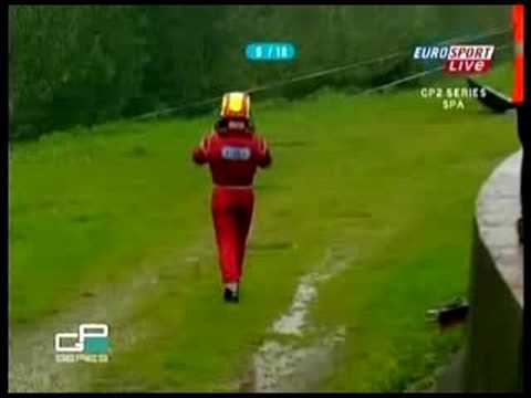 2005-Spa-GP2-Ernesto Viso Crash - YouTube