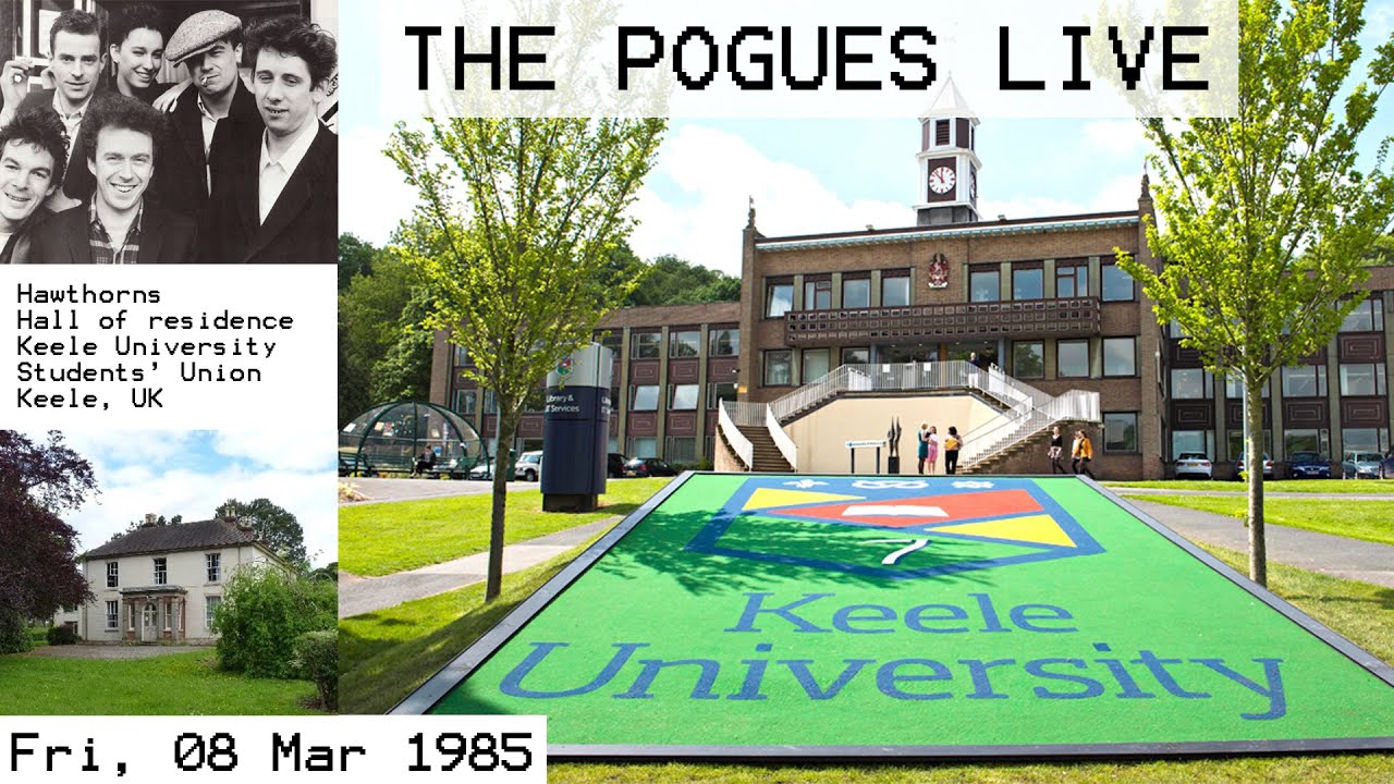 The Pogues live - Keele University - Keele, UK - Fri, 08 Mar 1985 ...