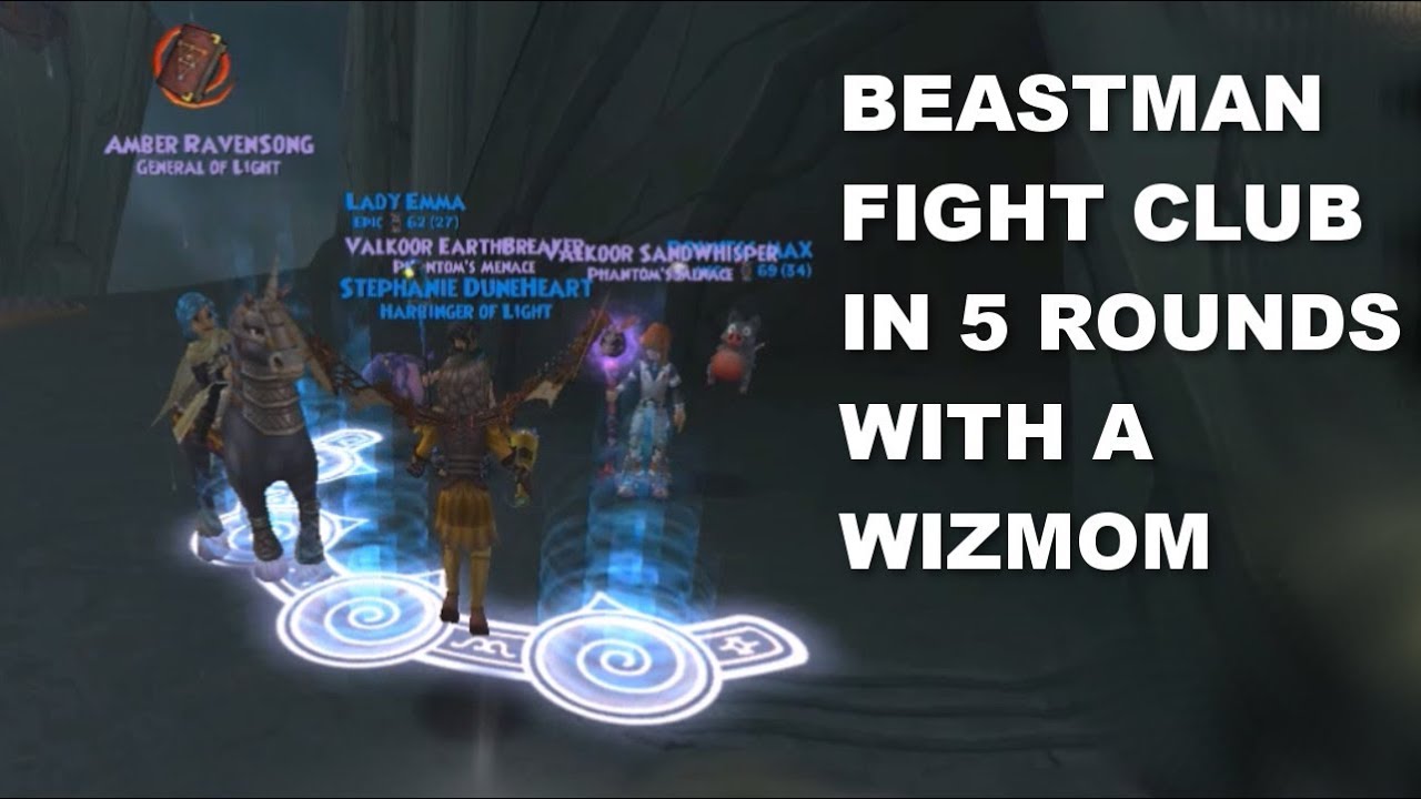 Wizard101: Speed-Run of Beastman Fight Club - YouTube